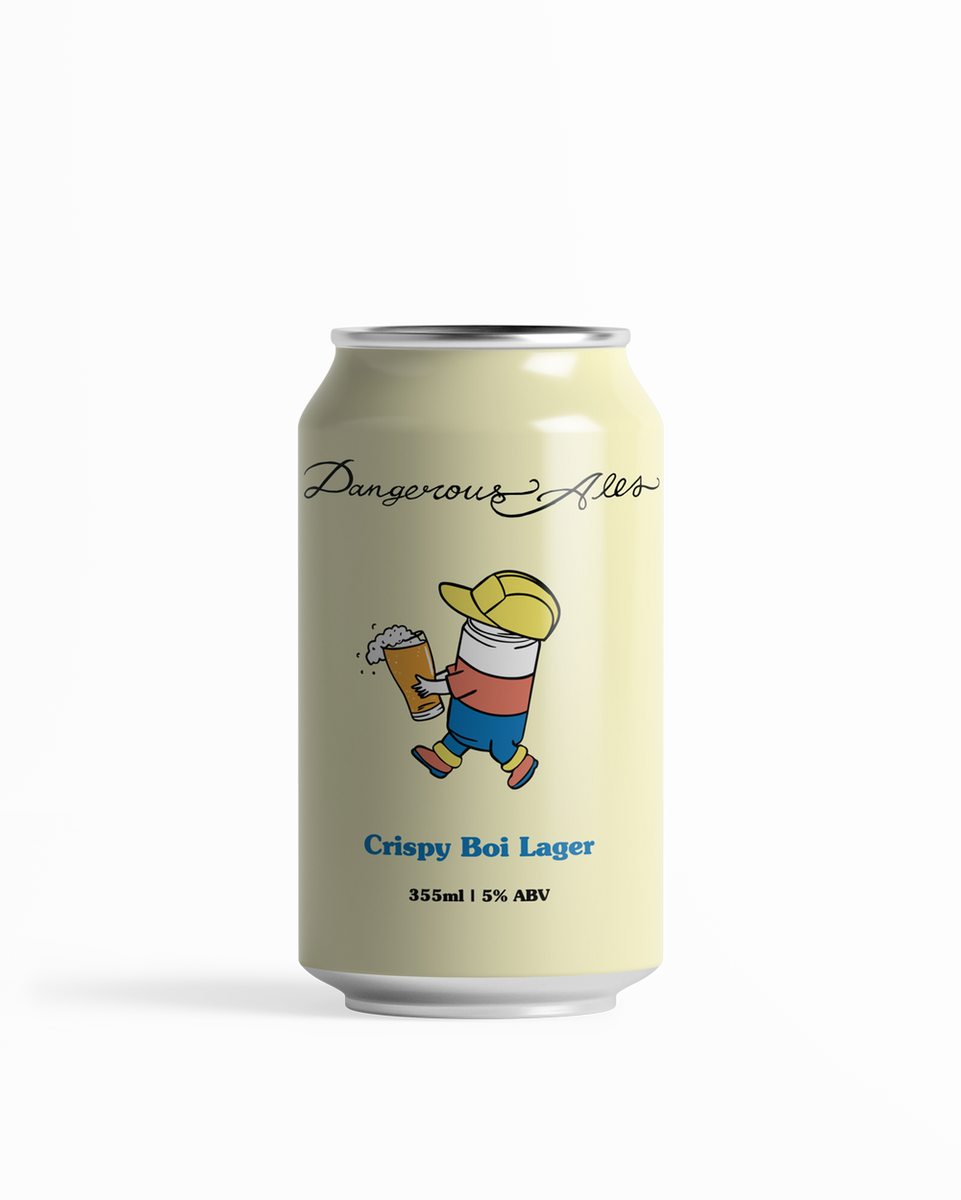 Dangerous Ales 'Crispy Boi Lager' Case 16 – Farrah's Liquor Collective