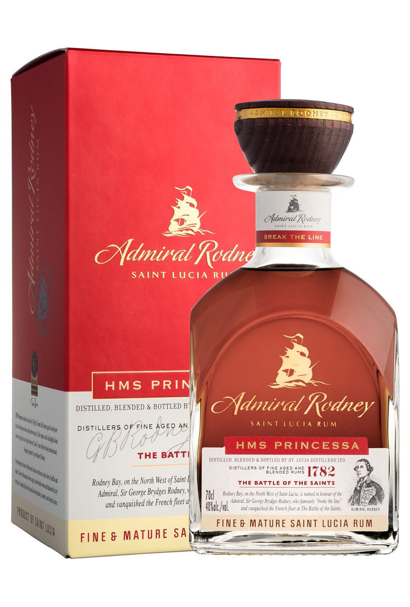 Admiral Rodney HMS Princessa 700ml 40% – Farrah's Liquor Collective